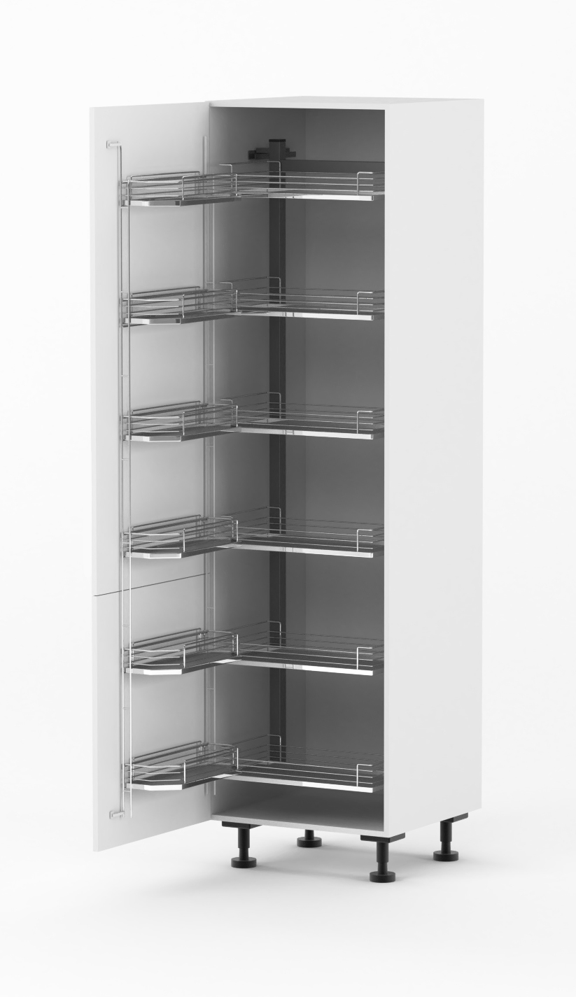 Berlin - 600mm wide Pull Out Single Door Pantry Cabinet | Kitchen ...